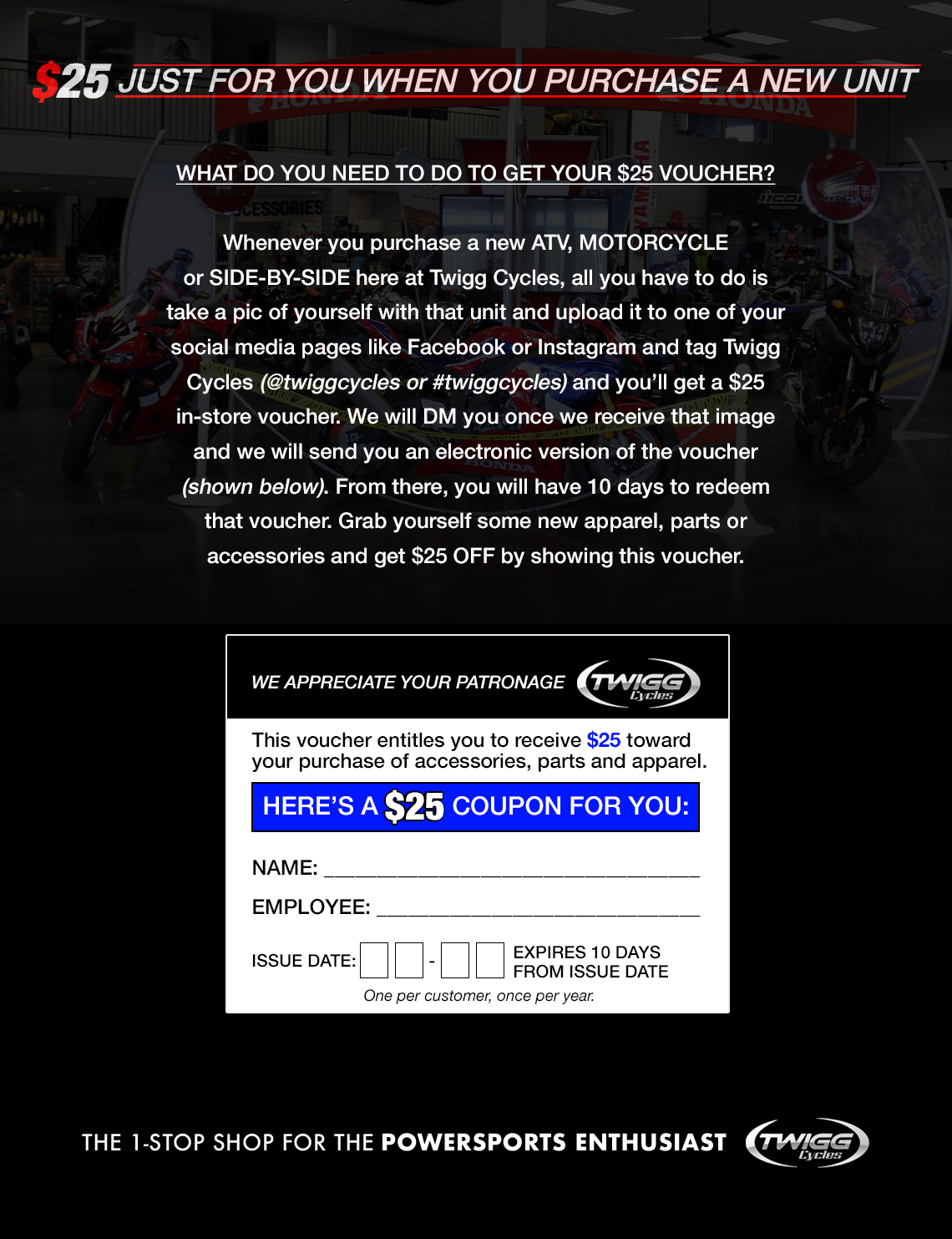 25voucher | Twigg Cycles | Hagerstown Maryland