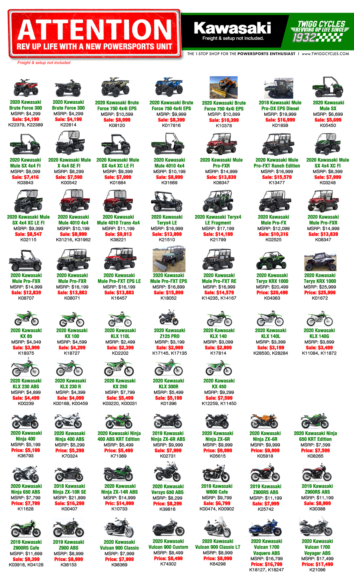 Twiggcyclespromotions | Twigg Cycles | Hagerstown Maryland